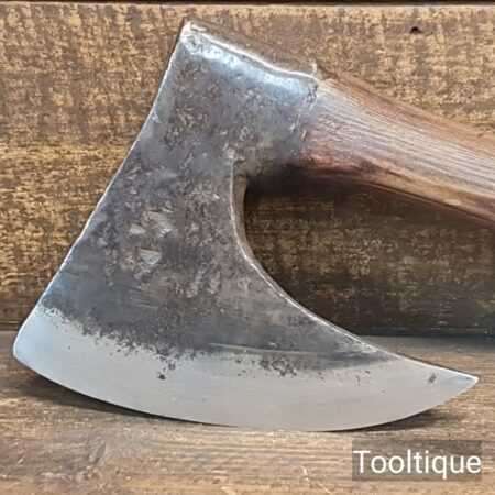 Antique French Hand Side Axe Counter Balance Hardwood Handle – Fully ...