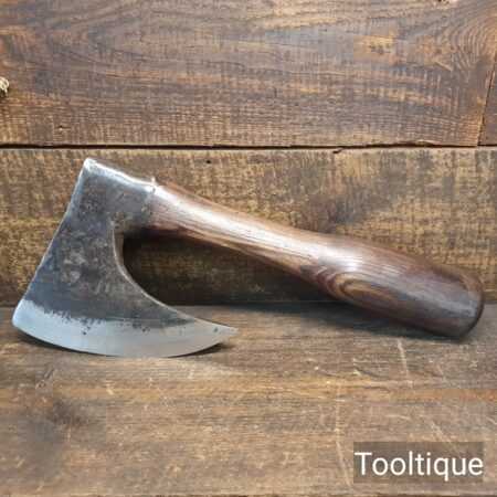 Antique French Hand Side Axe Counter Balance Hardwood Handle – Fully ...