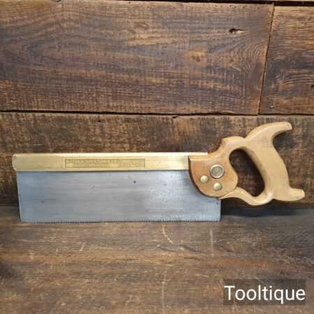Vintage 12” Tyzack Turner No: 120 Cross Cut Brass Back Saw – Fully ...