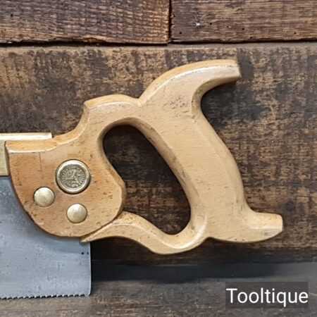 Vintage 12” Tyzack Turner No: 120 Cross Cut Brass Back Saw – Fully ...