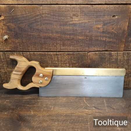 Vintage 12” Tyzack Turner No: 120 Cross Cut Brass Back Saw – Fully ...