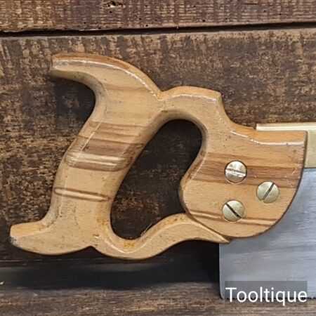 Vintage 12” Tyzack Turner No: 120 Cross Cut Brass Back Saw – Fully ...