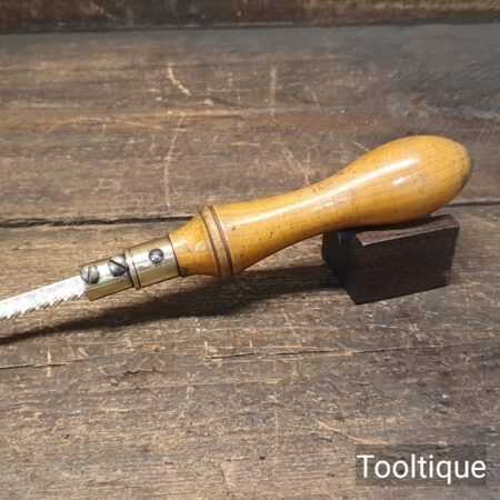 Vintage Beechwood & Brass Padsaw Good Blade – Refurbished For Use ...