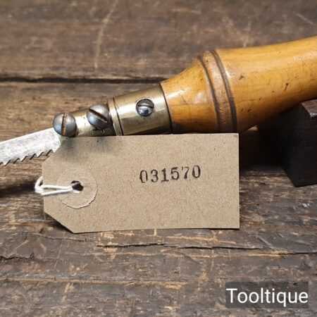 Vintage Beechwood & Brass Padsaw Good Blade – Refurbished For Use ...