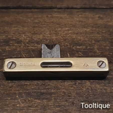 Vintage Stanley New Britian USA Machinist’s Brass Topped Steel Spirit ...