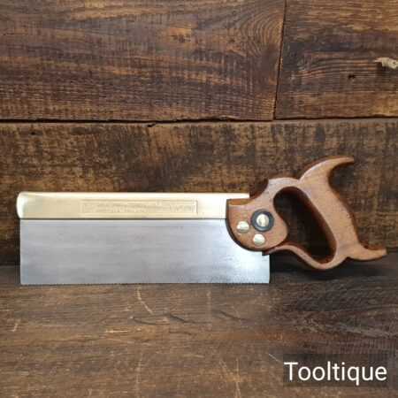 Vintage 10” Tyzack Turner No: 120 Brass Back Dovetail Saw – Fully ...