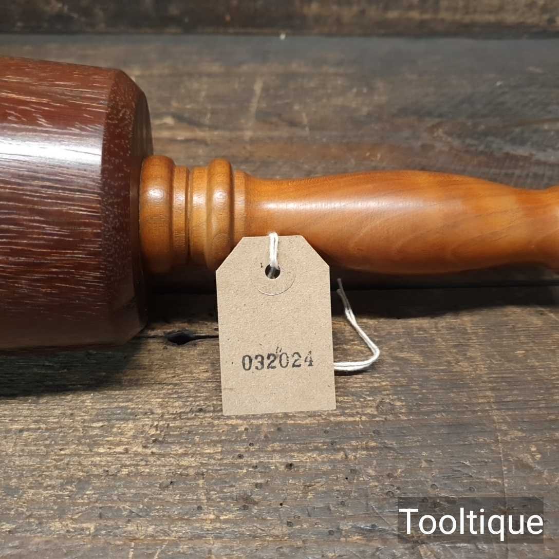 Handmade Wood Turned Old Azobé Hardwood Mallet – Cherry Wood Handle ...