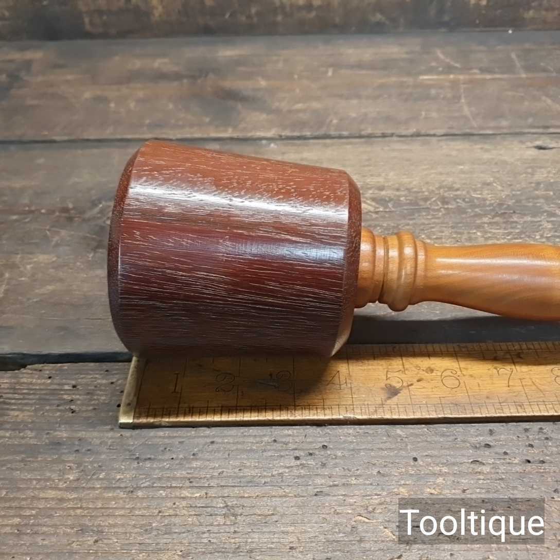 Handmade Wood Turned Old Azobé Hardwood Mallet – Cherry Wood Handle ...