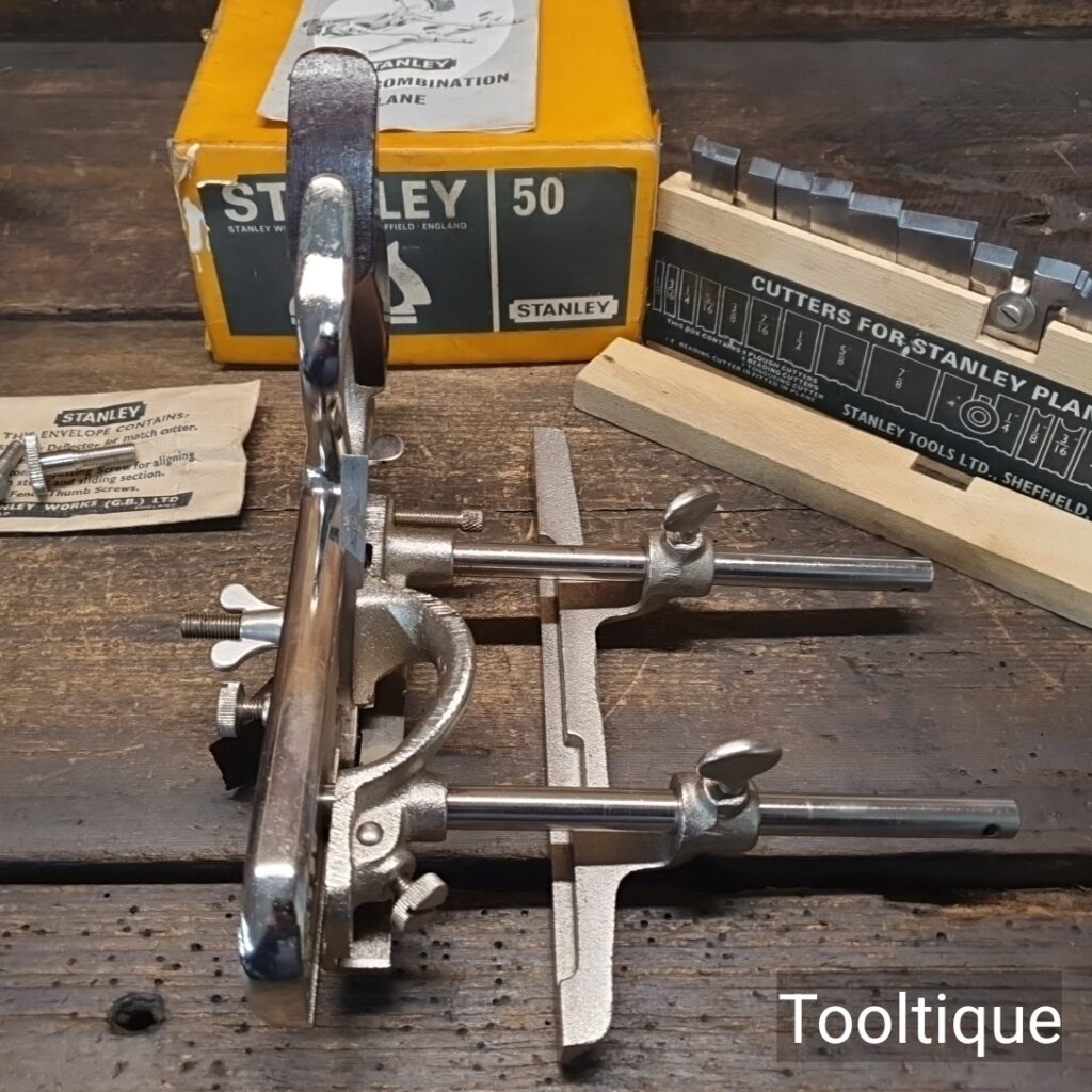 Crisp Vintage Stanley No: 50 Combination Plough Plane – Good Condition ...