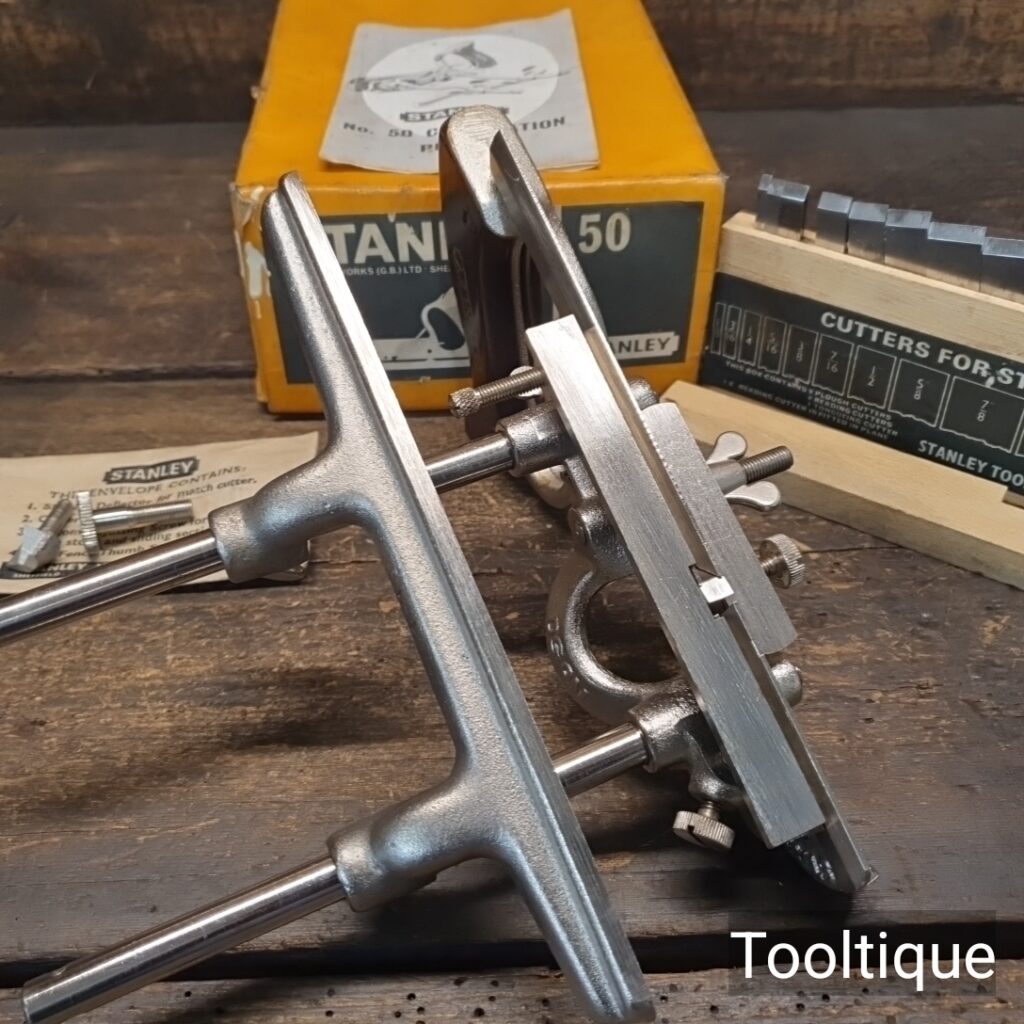Crisp Vintage Stanley No: 50 Combination Plough Plane – Good Condition ...