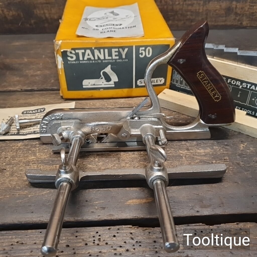 Crisp Vintage Stanley No: 50 Combination Plough Plane – Good Condition ...