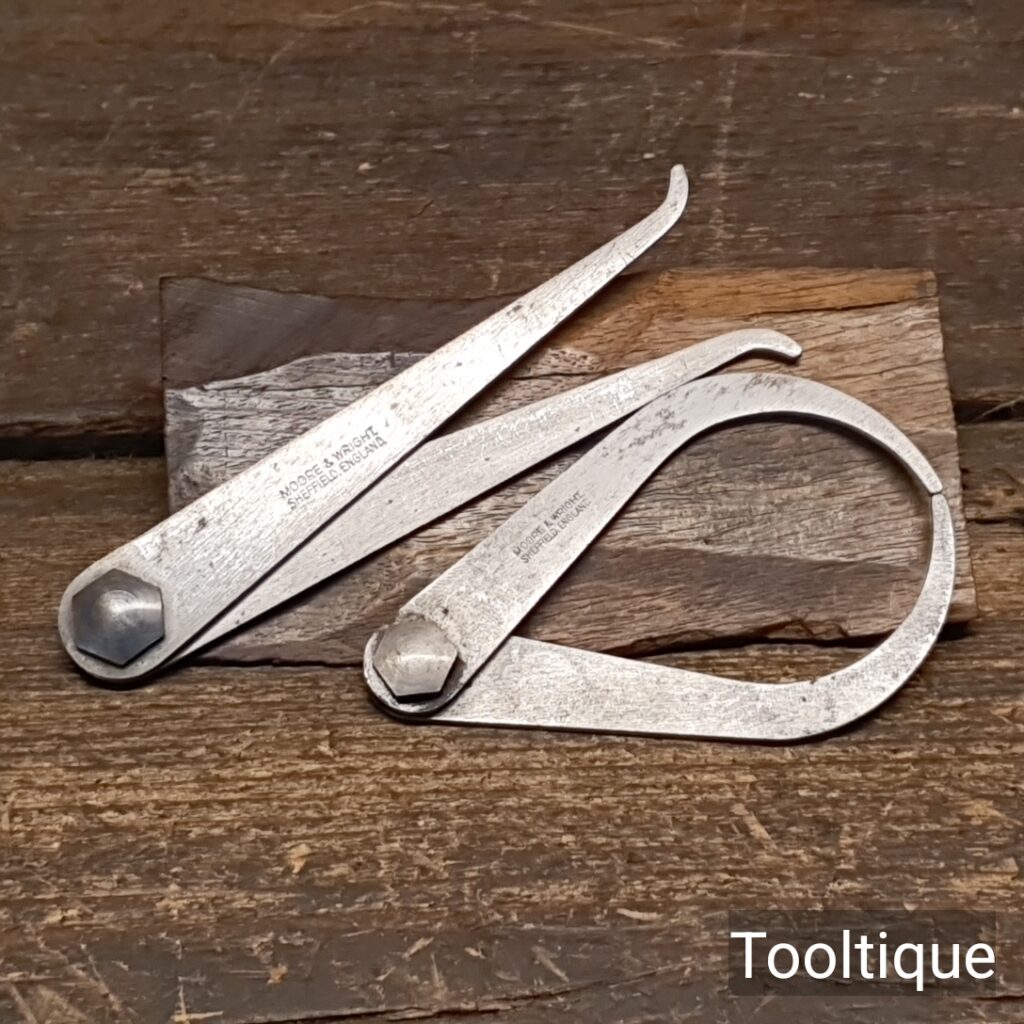 Vintage Moore & Wright 3-4” Internal & External Calipers – Good ...