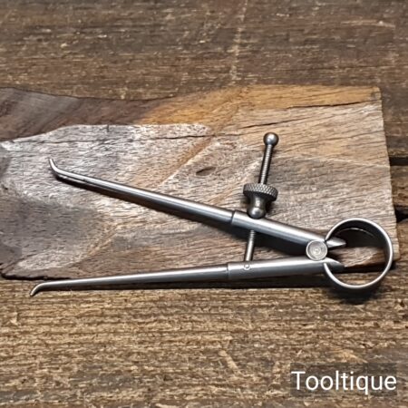 Vintage 3 ¾” Moore & Wright Round Leg Inside Spring Steel Calipers ...