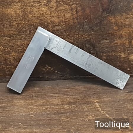 Vintage 4 ¼” Moore & Wright No: 400 Silver Steel Precision Square – Good Condition | Tooltique