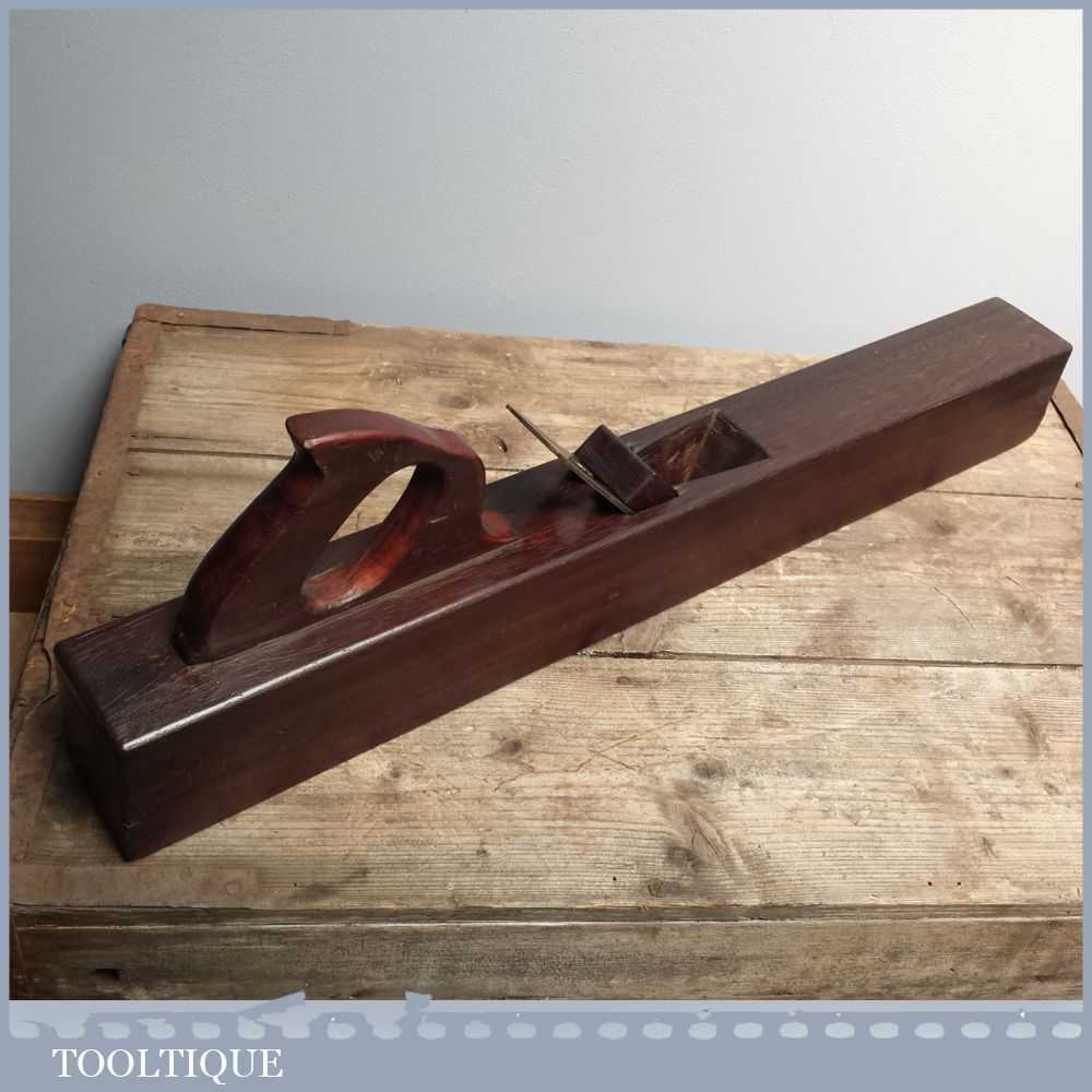 Antique 26 Solid Rosewood Plane – Rare Old Carpenters Jointer3 | Tooltique