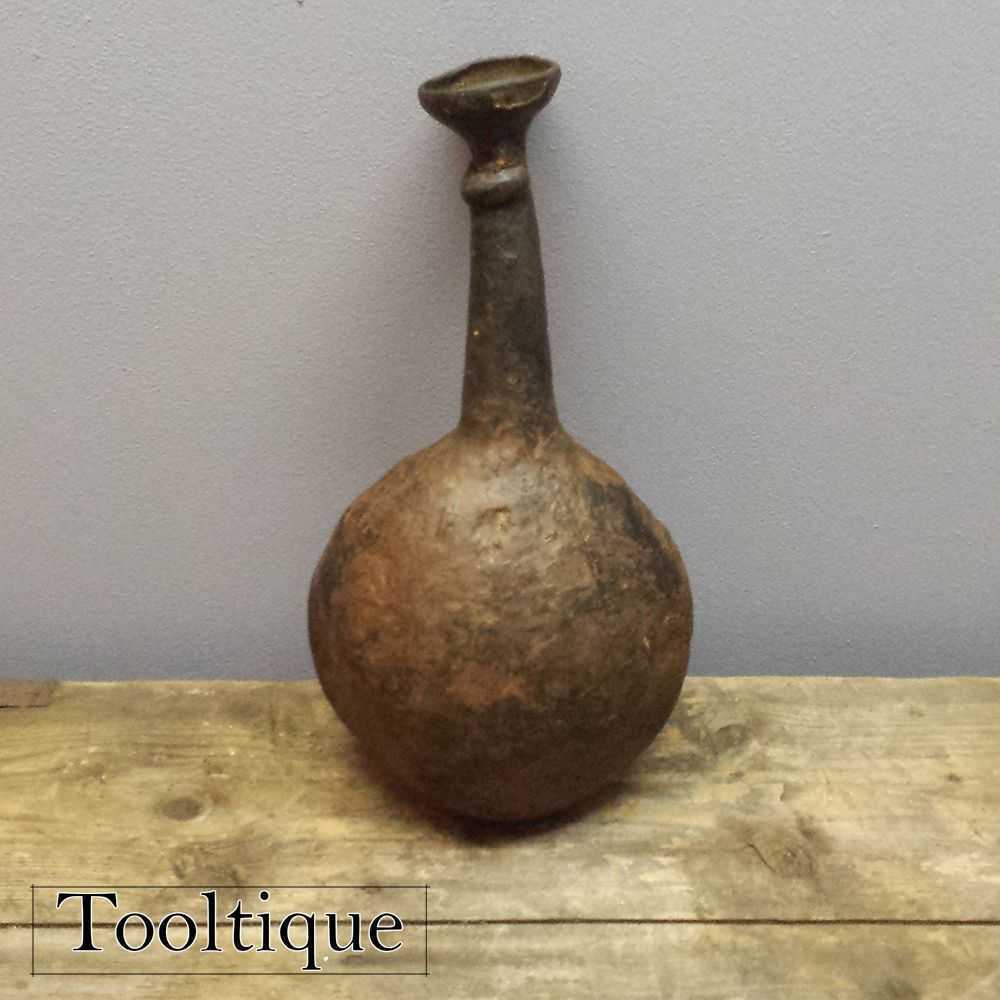 ntique African Leather Water Carrier - Turkana or Somali? Tribal Milk Gourd
