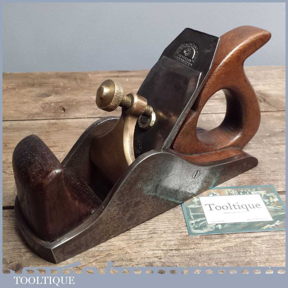 Antique Cast Infill Smoothing Plane – Vintage Slater Pattern | Tooltique