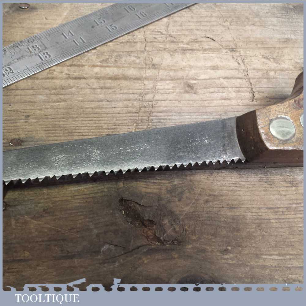 Antique Tyzack – Turner 19th C Keyhole Hand Saw-d | Tooltique