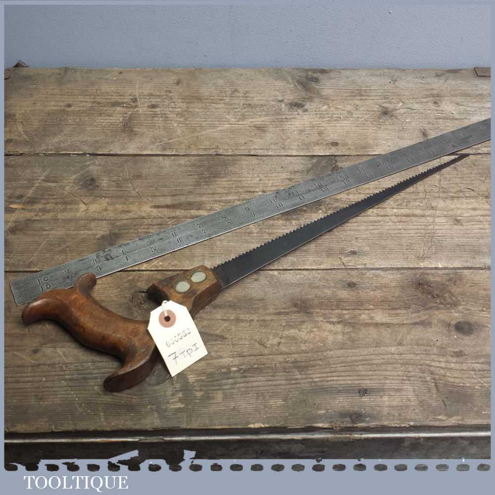 Antique Tyzack – Turner 19th C Keyhole Hand Saw-e | Tooltique