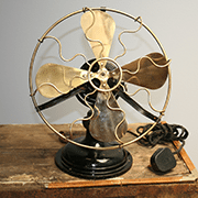 Antique Electric Brass Fan | Tooltique