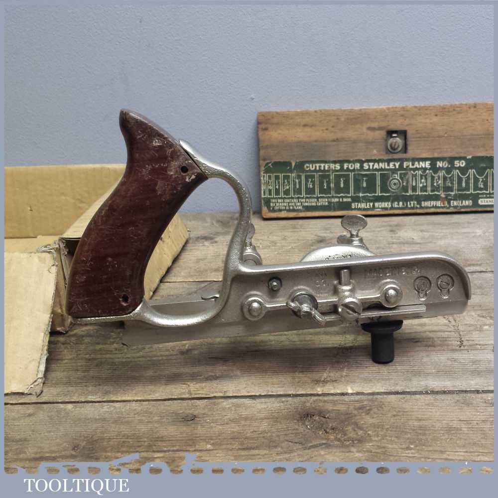 Good Vintage Stanley No 50 Combination Plane – Plough Plane-c | Tooltique