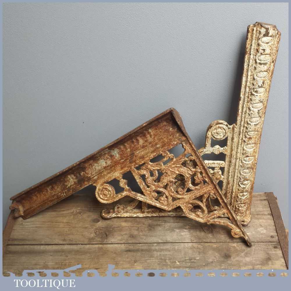 Pair of Large Ornate Original Reclaimed Salvage Antique Victorian ...