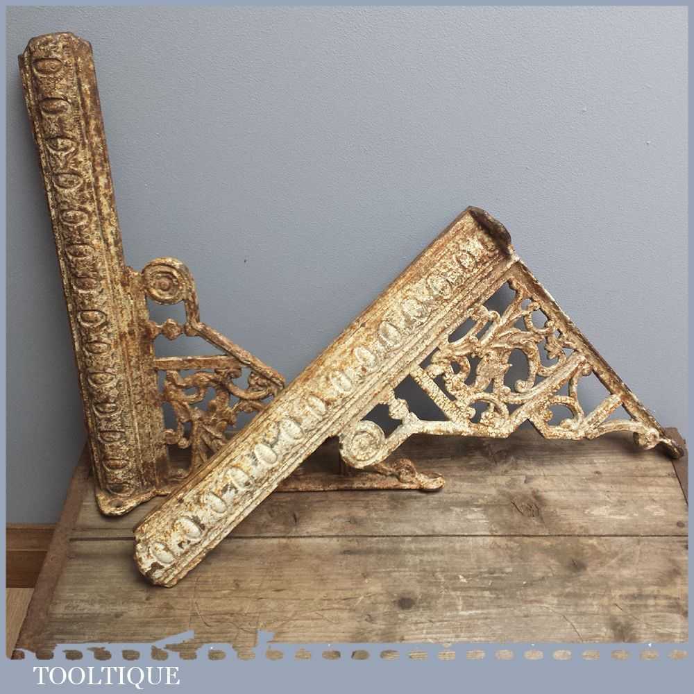 Pair of Large Ornate Original Reclaimed Salvage Antique Victorian ...