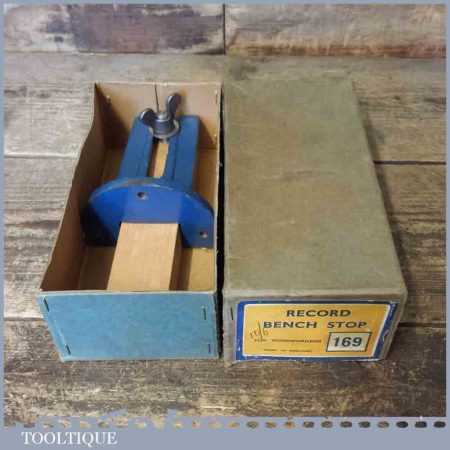 Vintage Boxed Record No: 169 Bench Stop – Good Condition | Tooltique