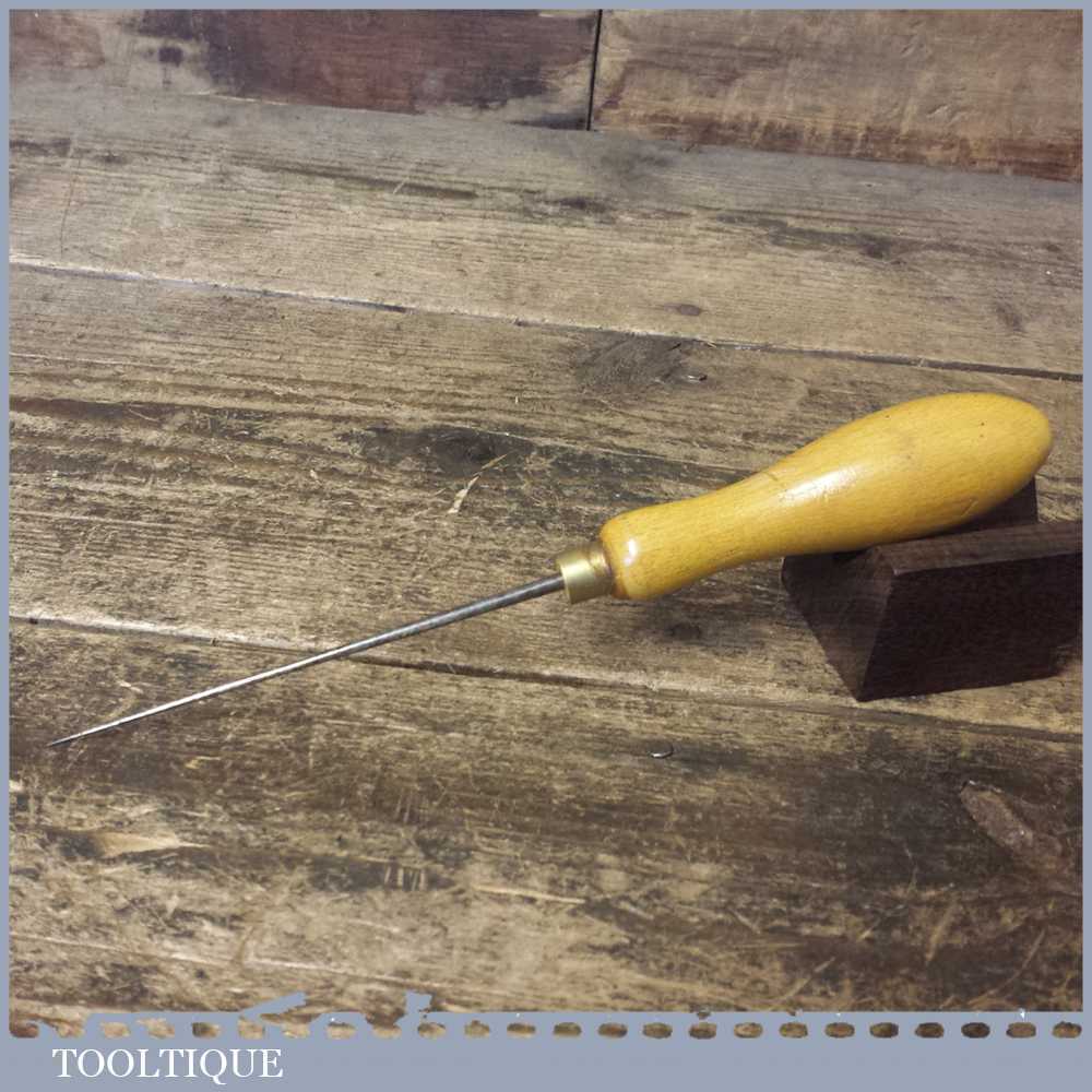 Vintage Saddlers Leatherworking Beech Handled Awl – Good Condition ...