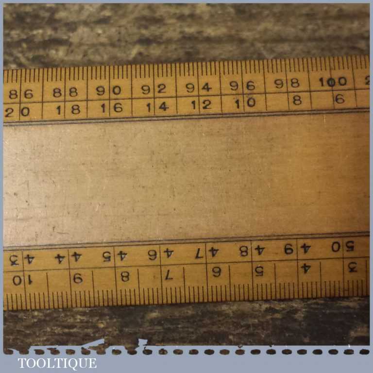 Vintage Stanley London Boxwood Scale Rule – Good Condition | Tooltique