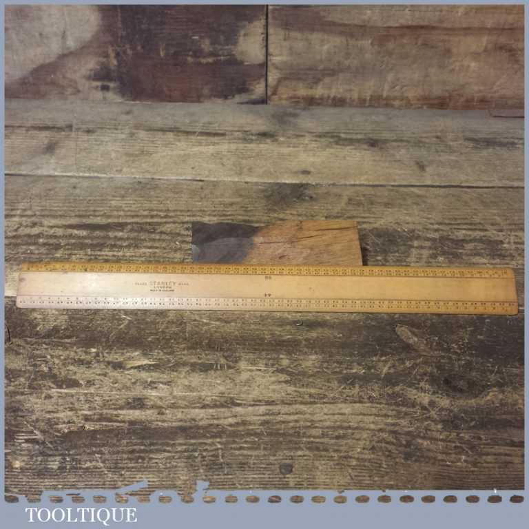 Vintage Stanley London Boxwood Scale Rule – Good Condition | Tooltique