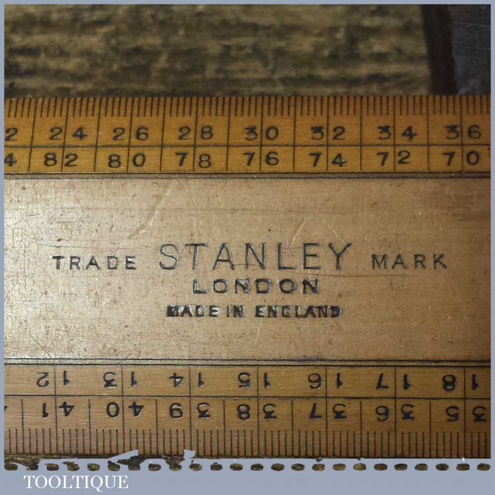 Vintage Stanley London Boxwood Scale Rule – Good Condition | Tooltique