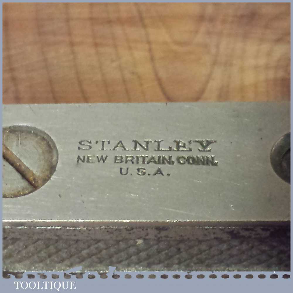 Scarce Vintage No: 39 ½ Stanley USA 4” Nickel Plated Machinists Spirit ...