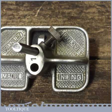 Vintage Stanley England No: 271 Router Plane – Good Condition | Tooltique
