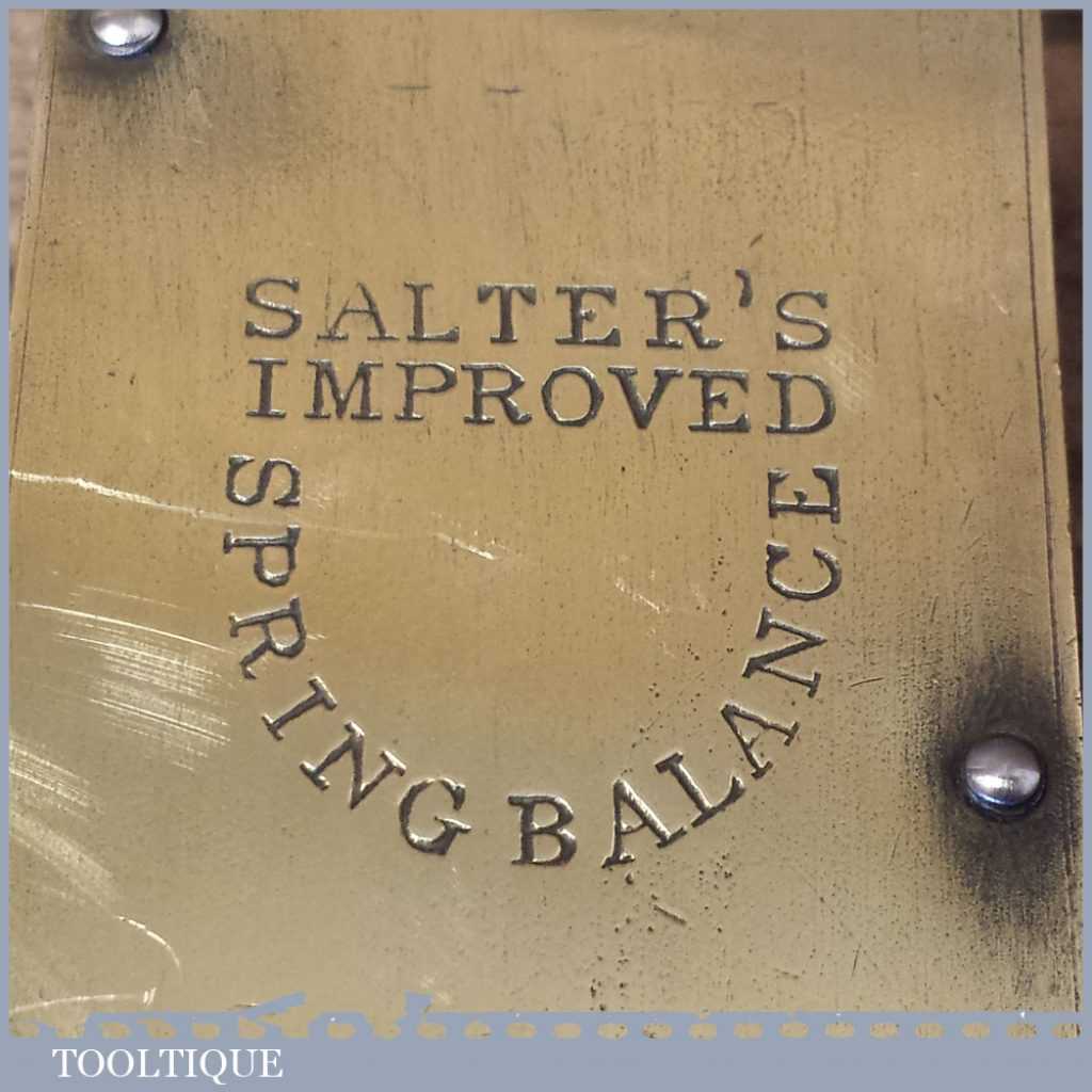 Vintage Salter 14” Brass Faced Spring Balance Scales – Good Condition ...