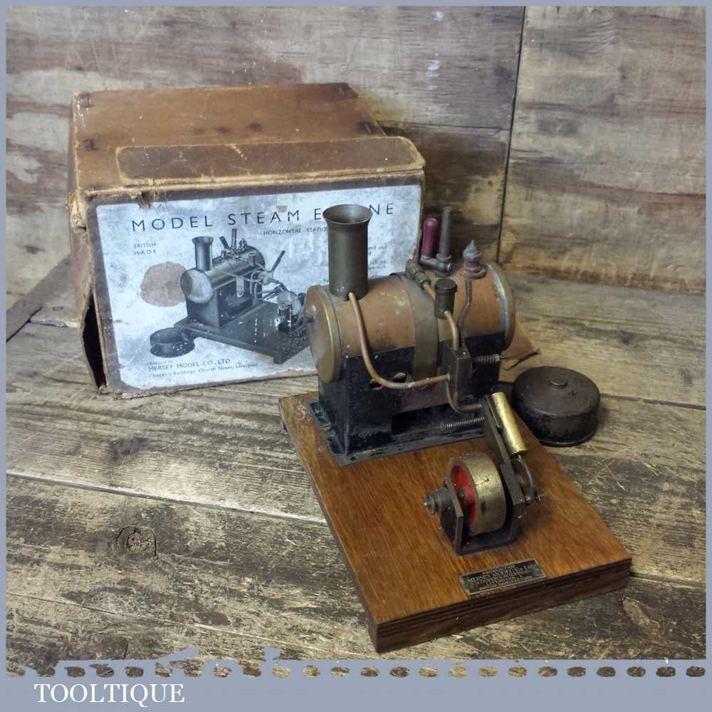 Scarce Antique Boxed 1950’s Mersey Model Co Ltd No: 52G Toy Steam ...