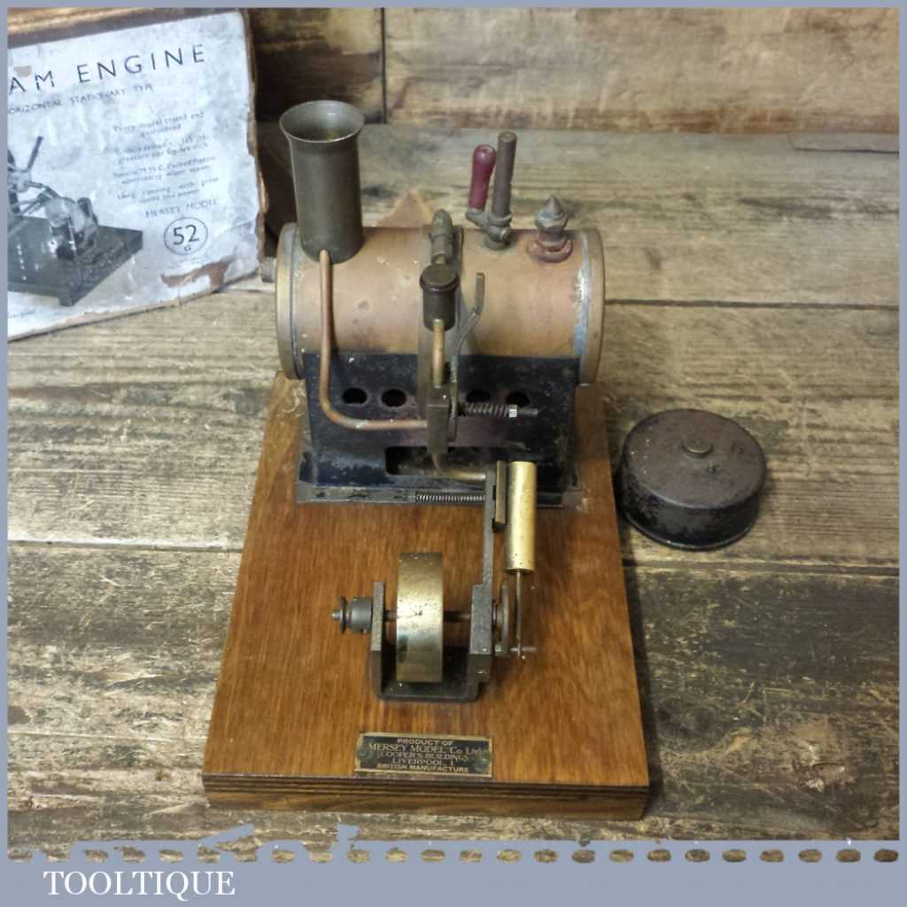 Scarce Antique Boxed 1950’s Mersey Model Co Ltd No: 52G Toy Steam ...
