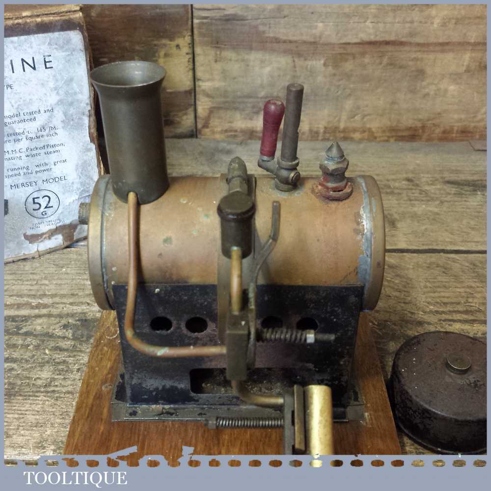 Scarce Antique Boxed 1950’s Mersey Model Co Ltd No: 52G Toy Steam ...