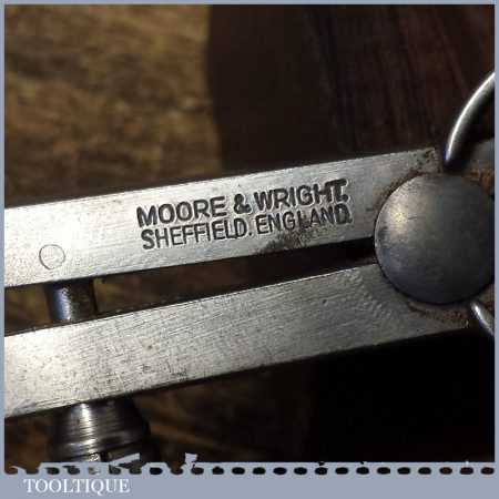 Vintage Moore & Wright Heavy Duty 5” External Steel Spring Calipers ...