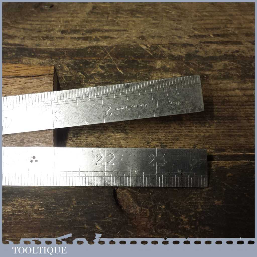 Vintage No: 57 Rabone Chesterman 2ft Metric Imperial Folding Steel ...