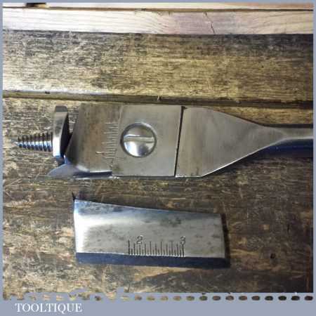 Vintage Wm Ridgeway Expansion Bit With Two Cutters 7/8” – 3” Original ...