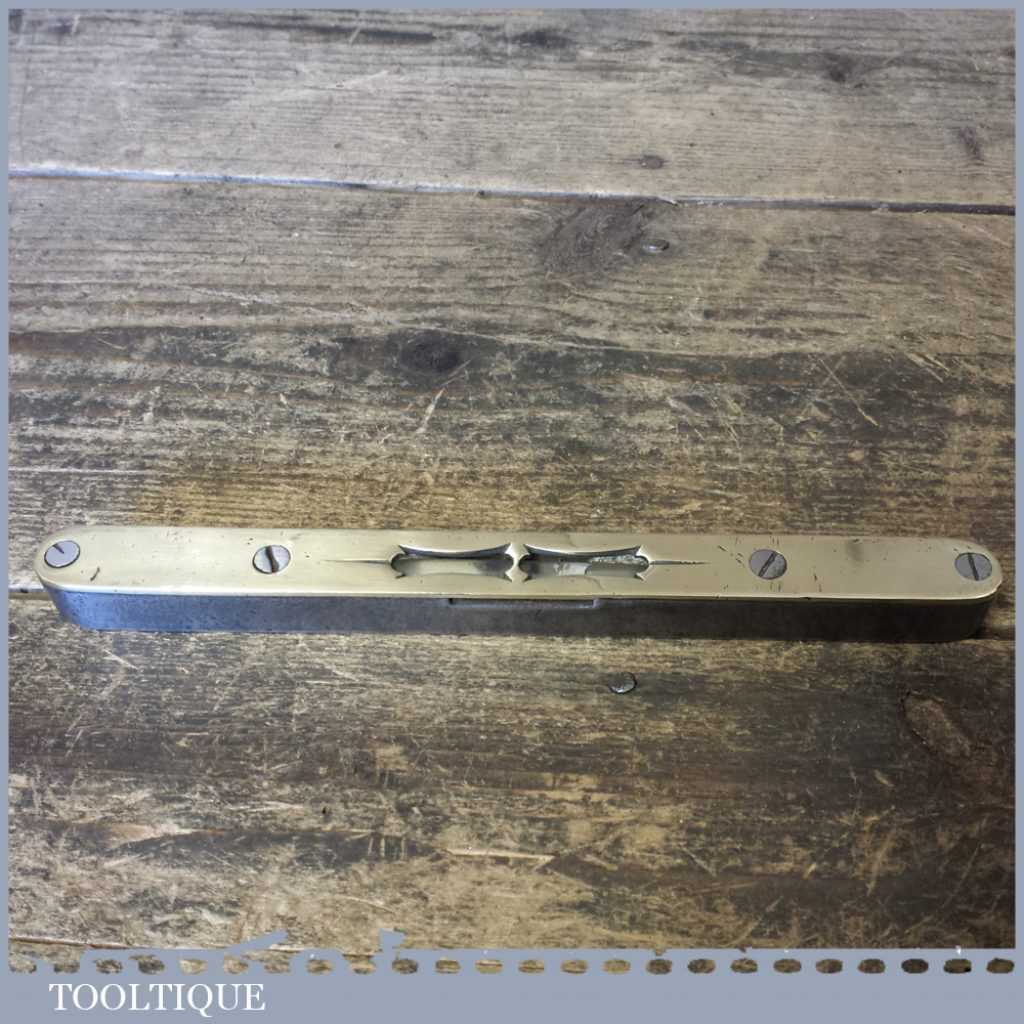 Vintage Engineering Machinist’s 8” Steel Spirit Level – Good Condition ...