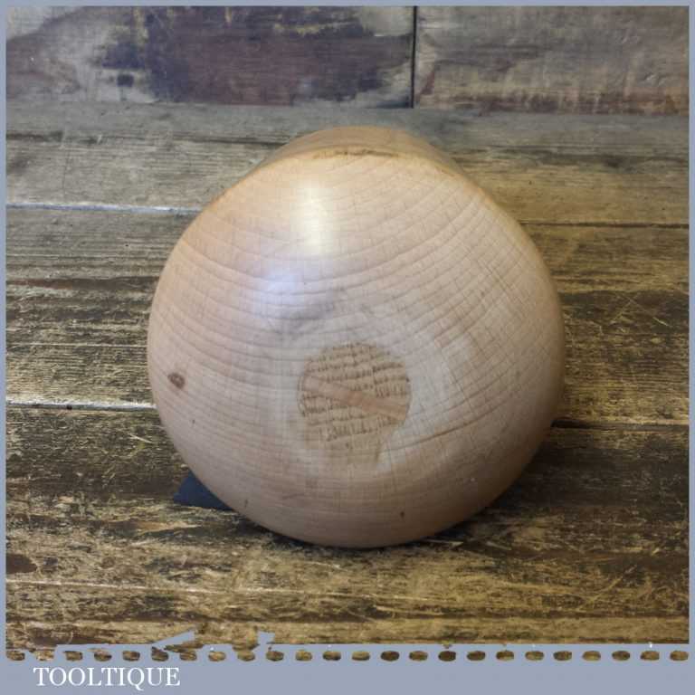 Nice Beech Wood Woodcarving Mallet 4” Wide Ash Handle Unused | Tooltique