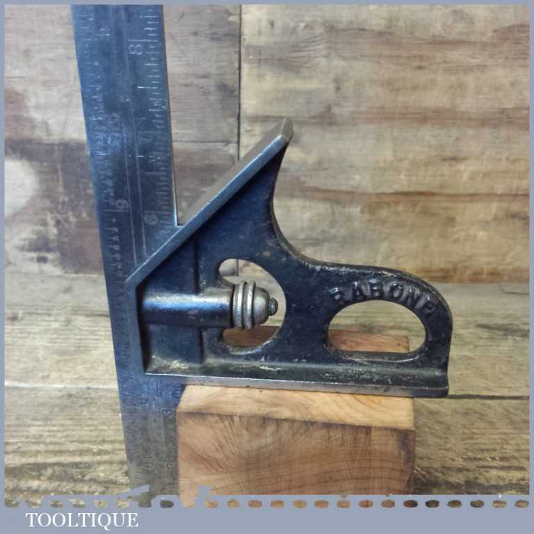Vintage Rabone No: 1901 Steel Adjustable Combination Square – Fully ...