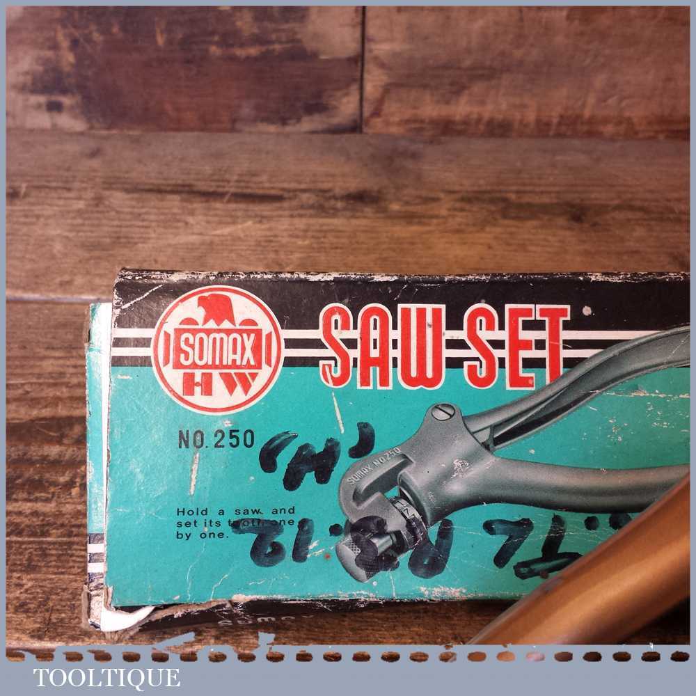 Vintage Boxed Somax No: 250 Saw Set – Good Condition Ready For Use ...
