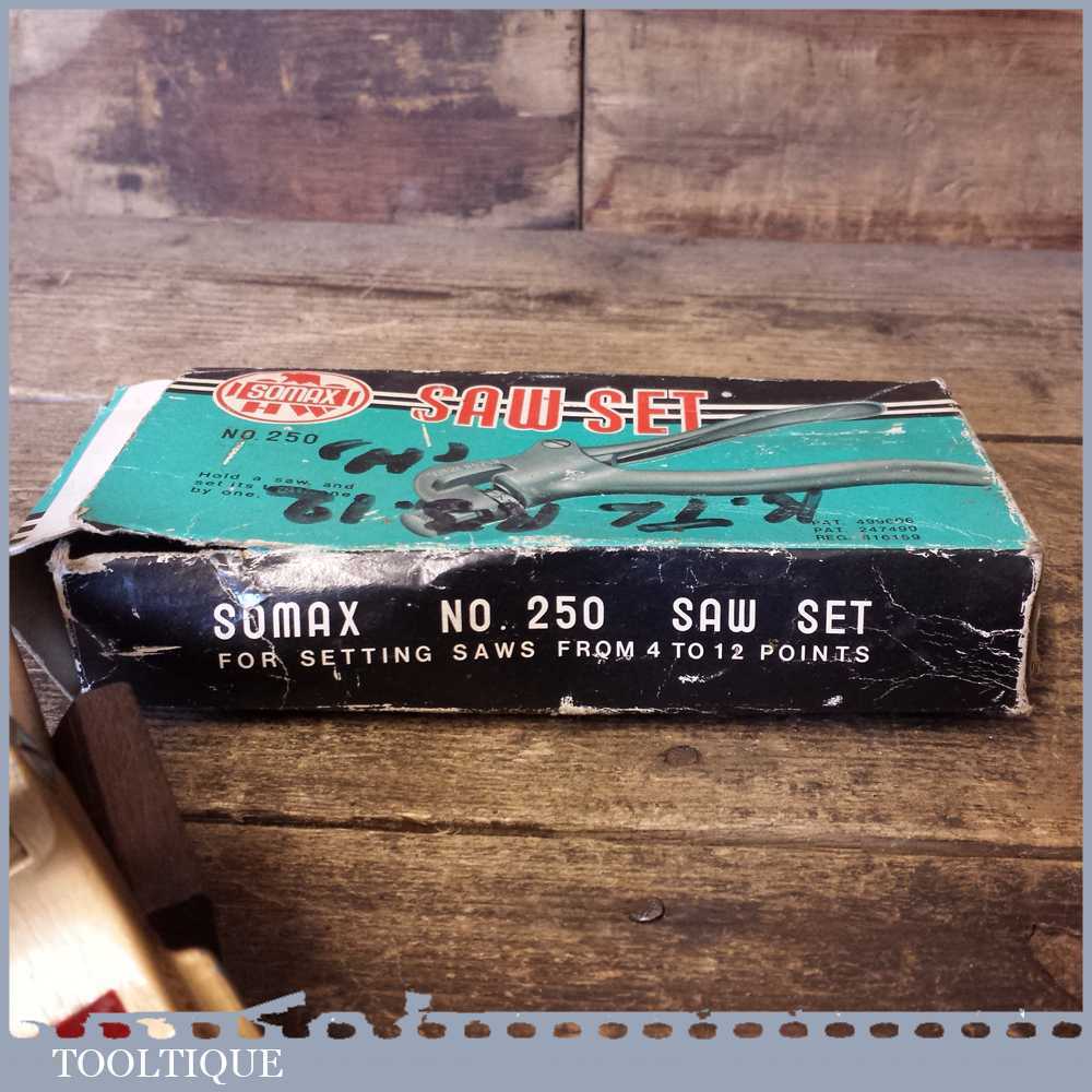 Vintage Boxed Somax No: 250 Saw Set – Good Condition Ready For Use ...