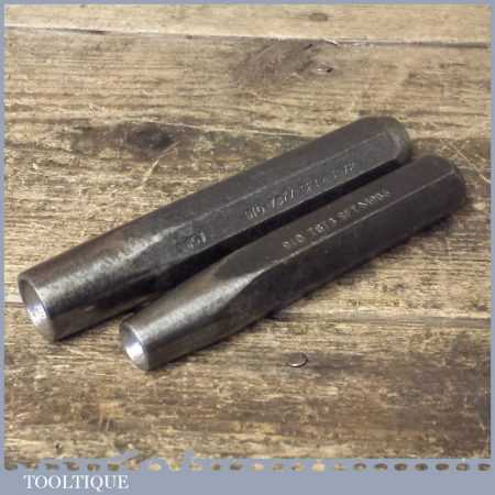 2 No: Vintage Rivet Setting Punches Broad Arrow – Good Condition ...