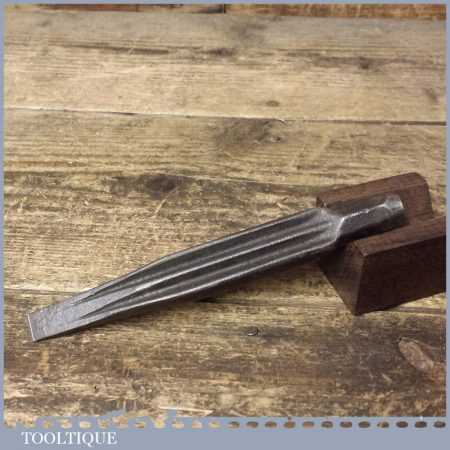 Unusual Fluted Vintage Stone Mason’s Cold Chisel – Good Condition ...