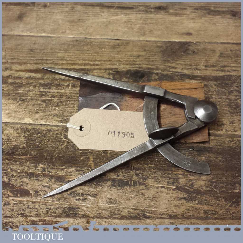 Vintage RTS Leatherworking Cast Steel 6” Square Leg Wing Dividers ...