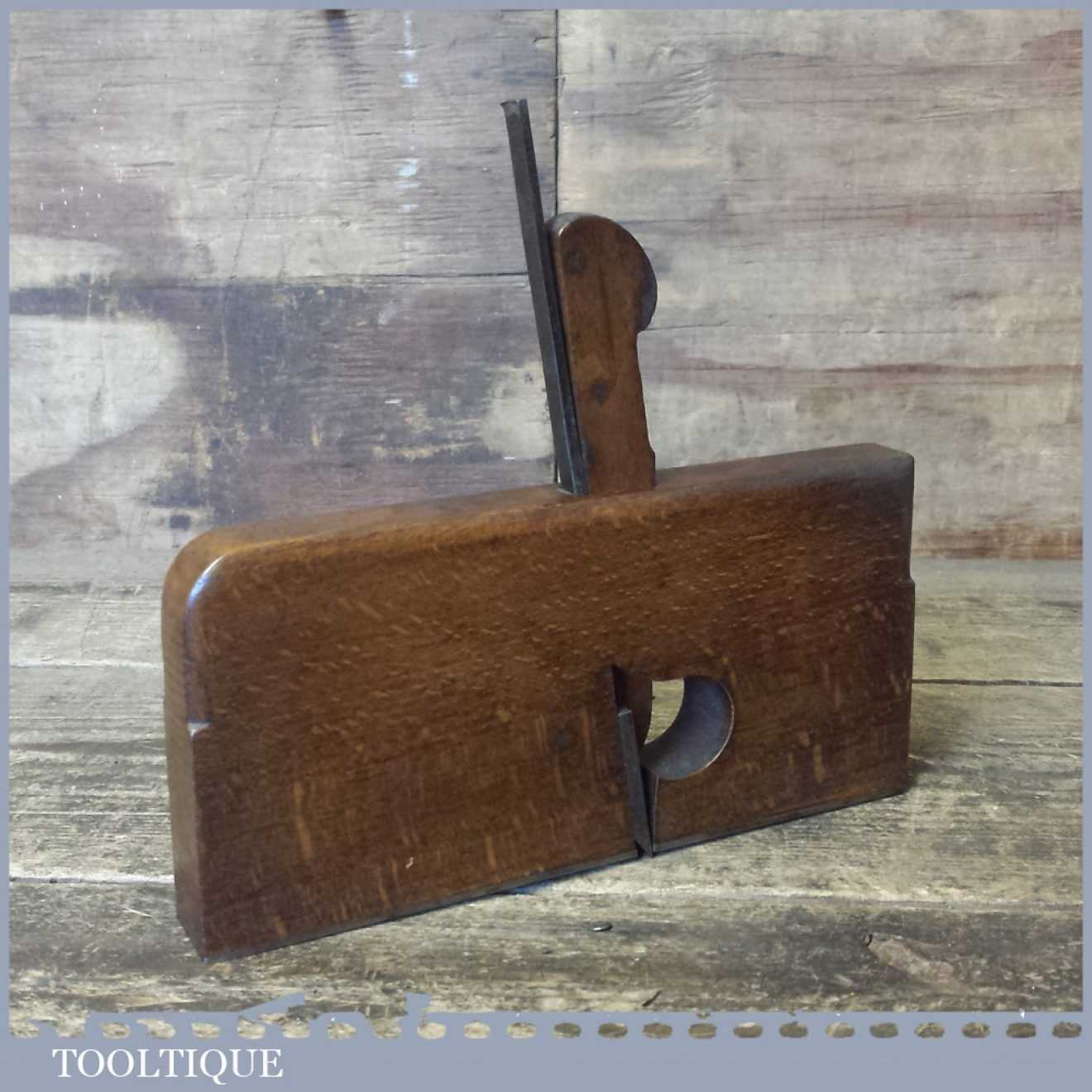 Unusual Vintage Beech Scraper Rabbet Plane Alloy Sole – Good Condition ...
